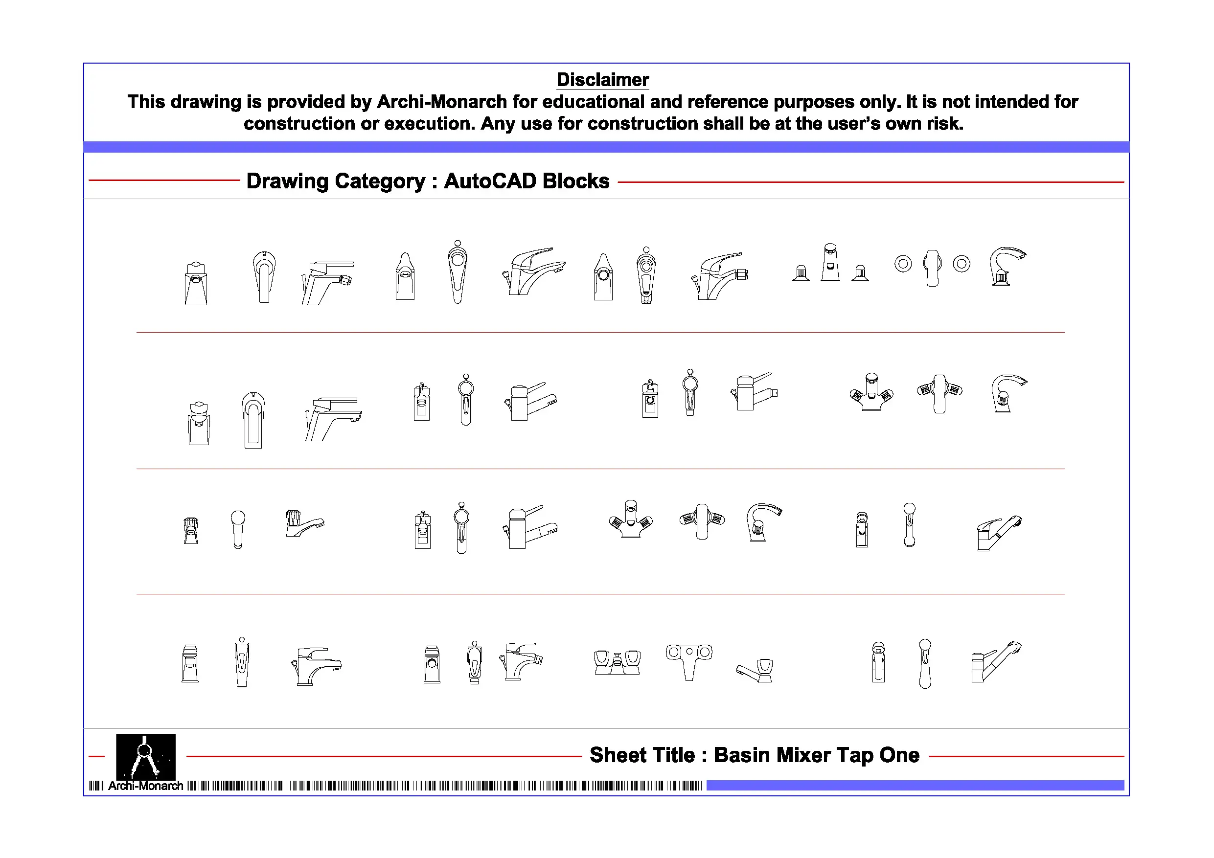Basin Mixer Tap One ⋆ Archi-Monarch
