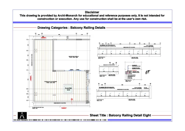 Balcony Railing Detail Eight ⋆ Archi-Monarch