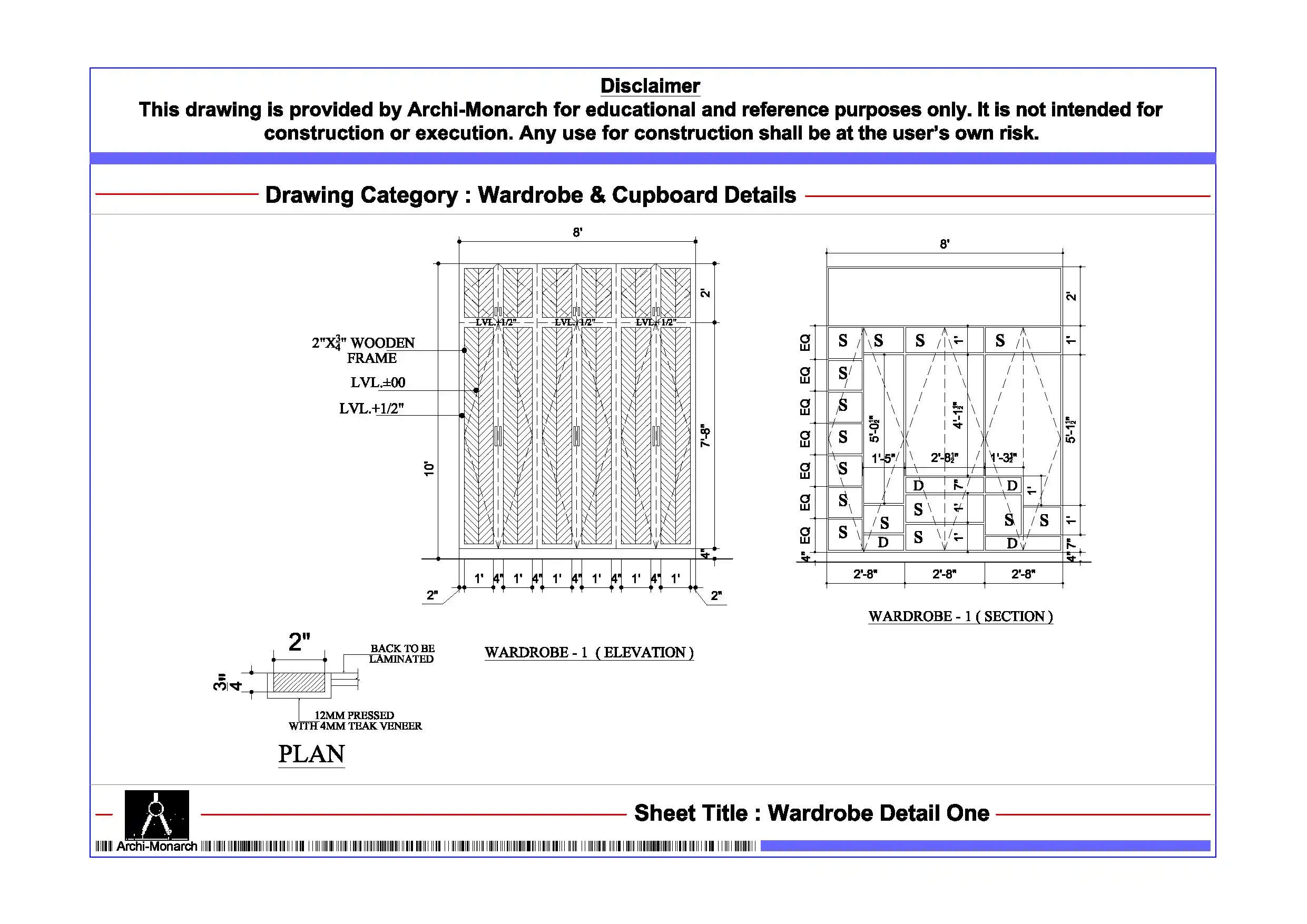 Wardrobe Detail One - Archi-Monarch