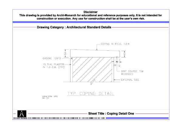 Coping Detail One ⋆ Archi-Monarch