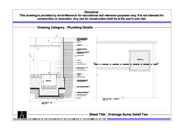 Drainage Sump Detail Two ⋆ Archi-Monarch