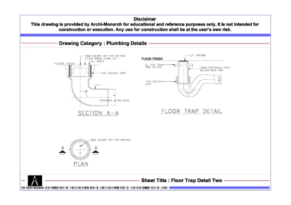 Floor Trap Detail Two ⋆ Archi-Monarch