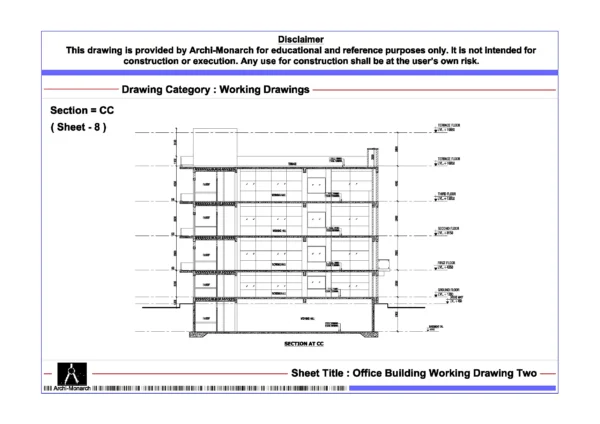 Office Building Working Drawing Two ⋆ Archi-Monarch