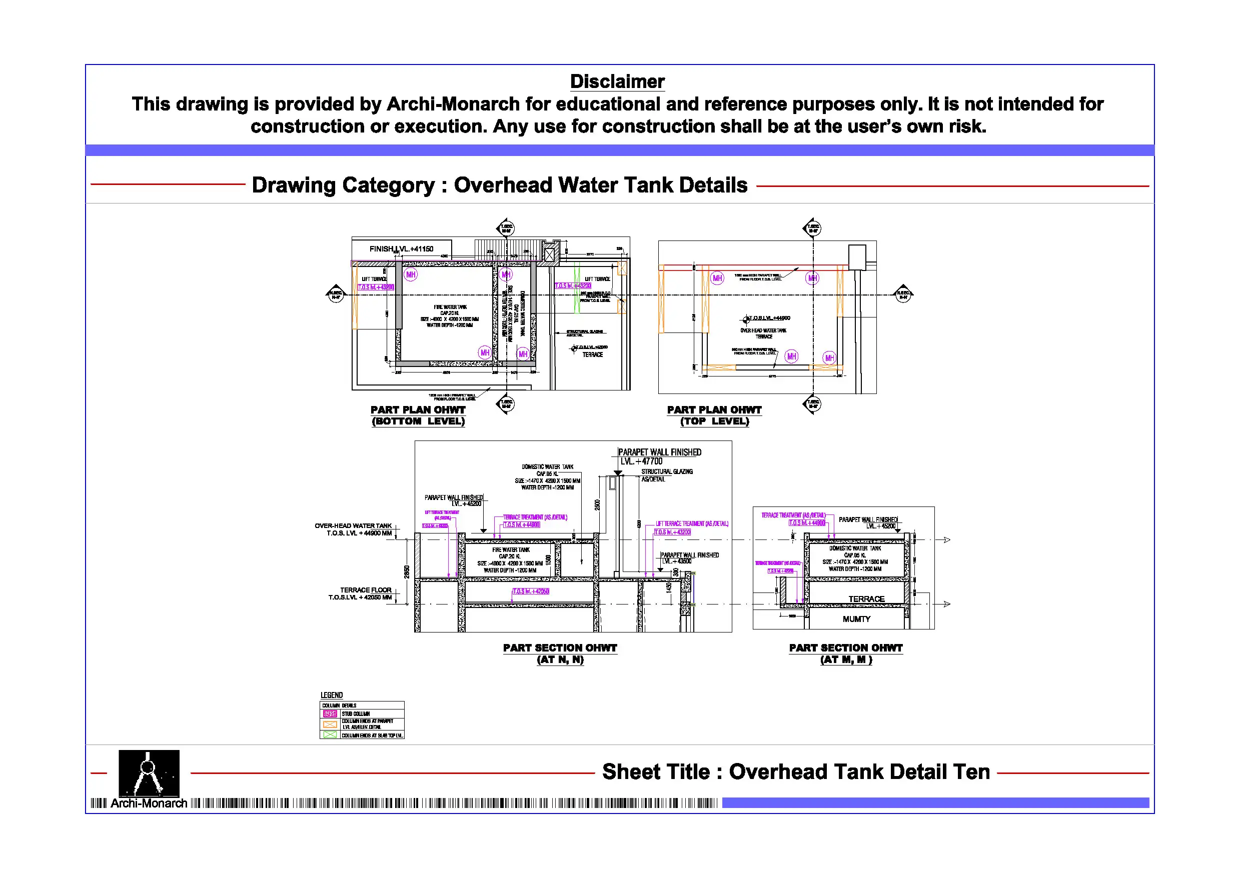 Overhead Tank Detail Ten ⋆ Archi-Monarch