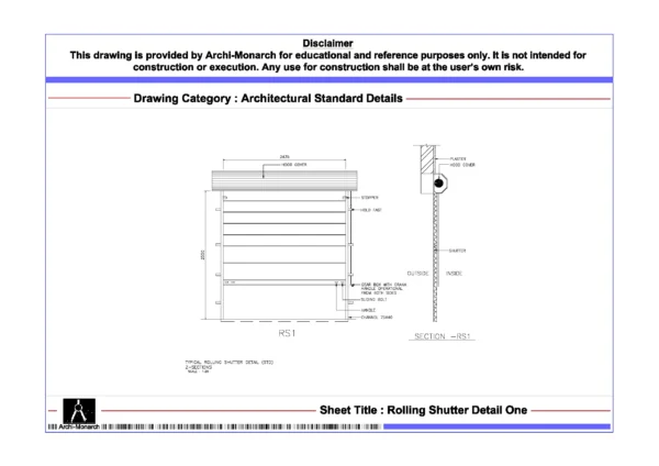Rolling Shutter Detail One ⋆ Archi-Monarch