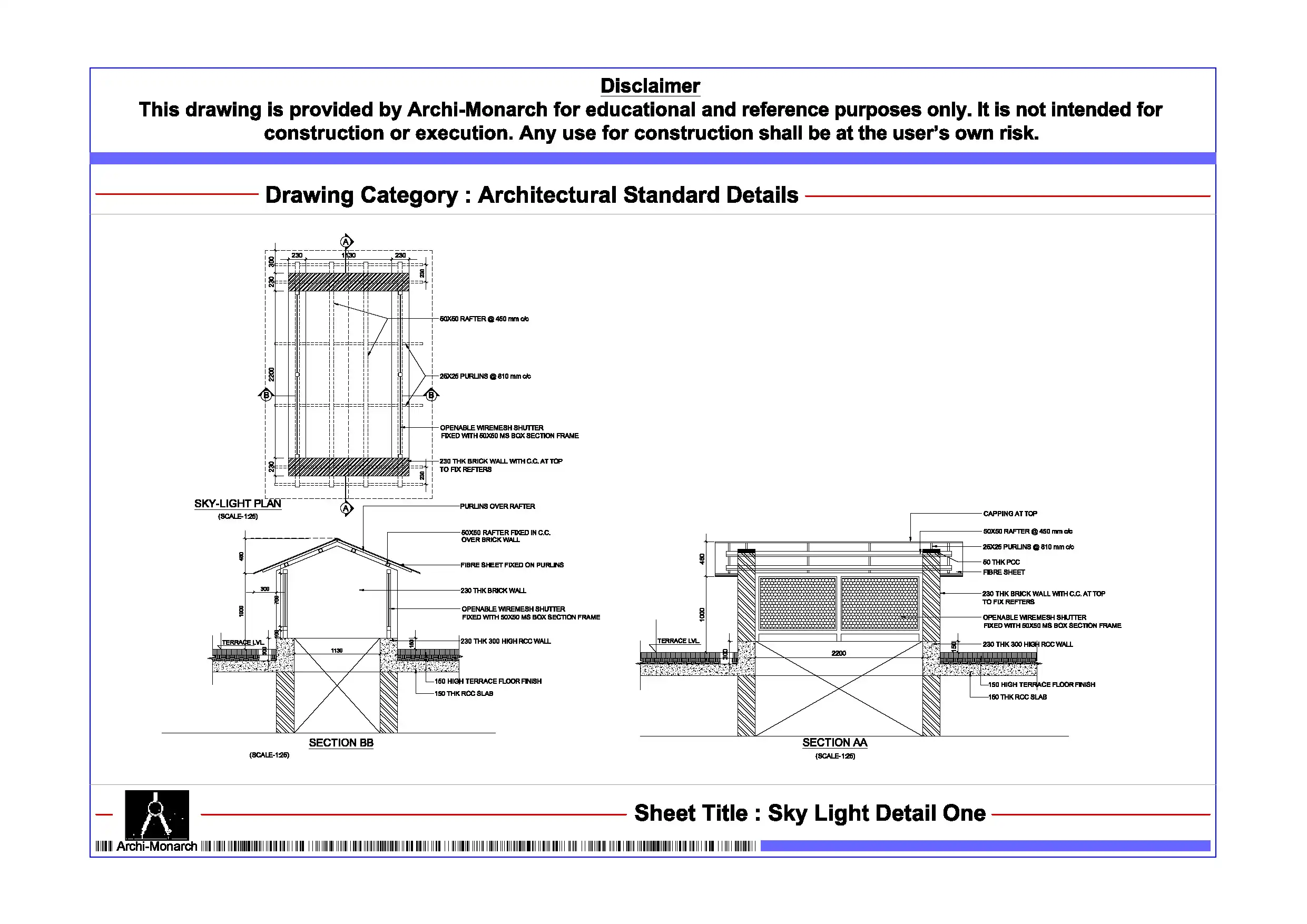 Sky Light Detail One ⋆ Archi-Monarch