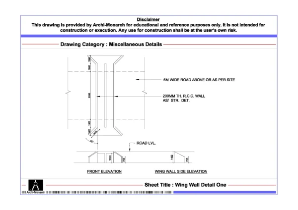 Wing Wall Detail One ⋆ Archi-Monarch